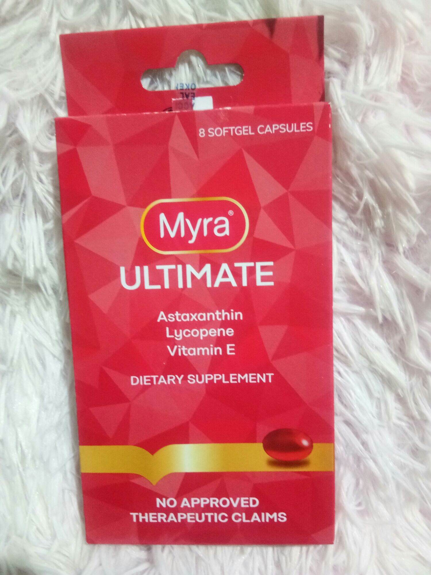 Myra Ultimate Vitamine E Lycopene Astaxanthin 8 capsules | Lazada PH