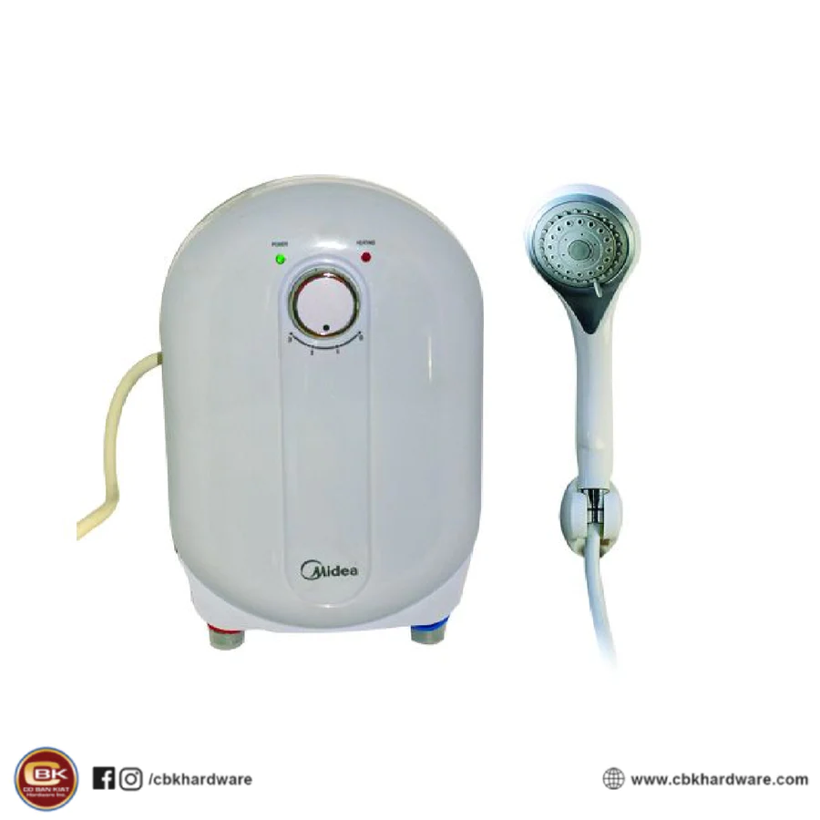 midea shower heater singlepoint 3.5kw. with ELCB Plug prevention to ...