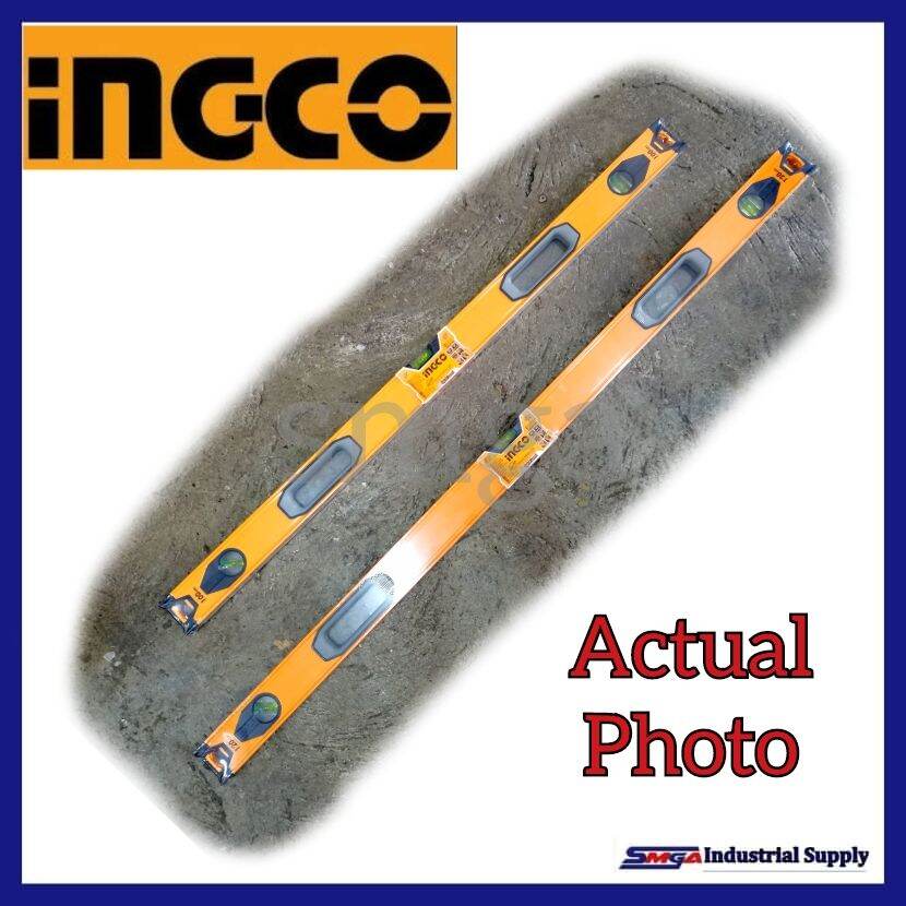 Ingco Industrial Spirit Level Bar with 1.5 Thick ess (Pls. Select Size ...