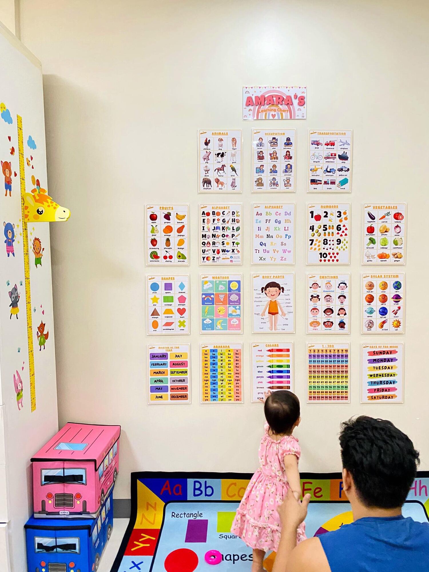 Kids Wall Charts a4 Laminated Educational | Lazada PH