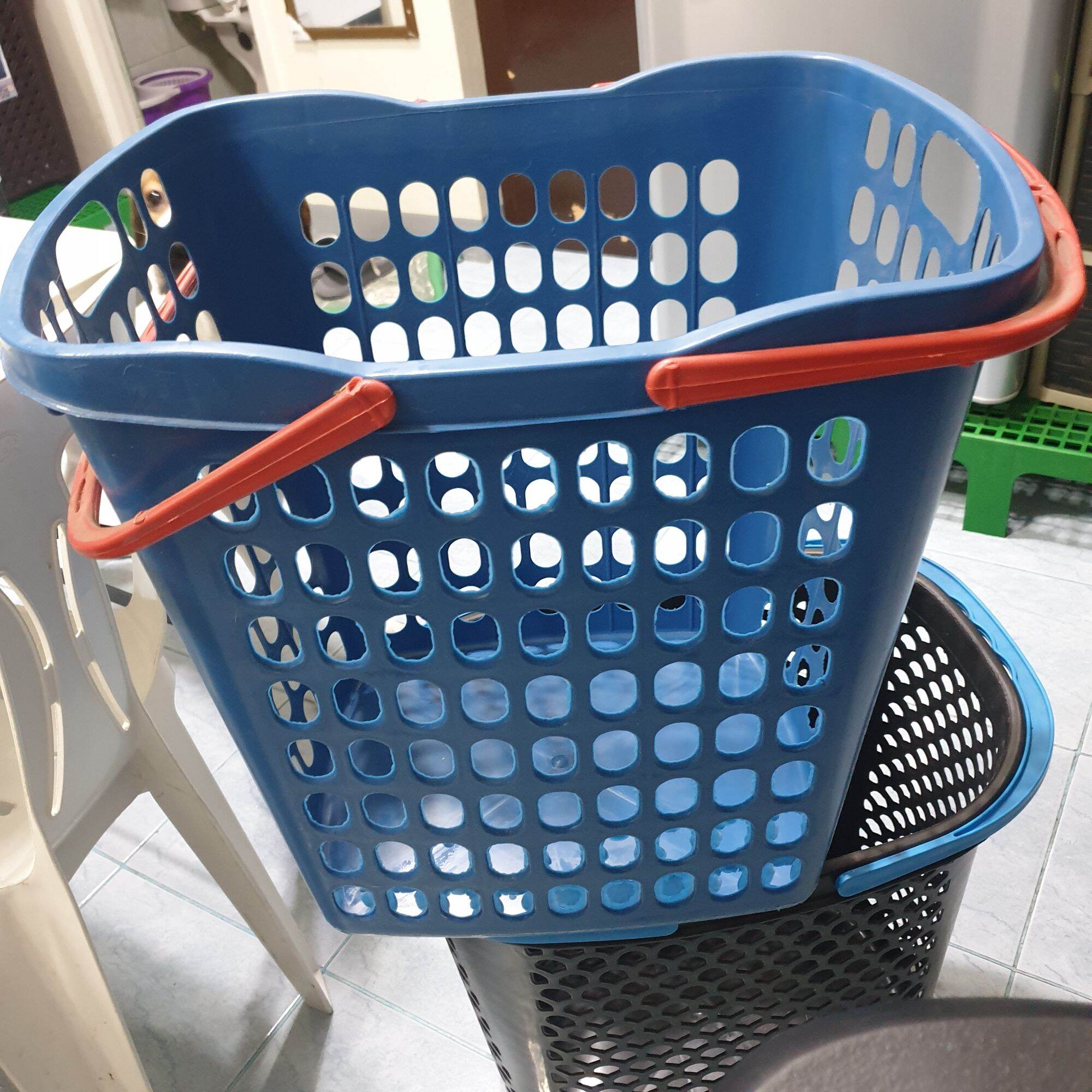 WHITE LAUNDRY BASKET | Lazada PH