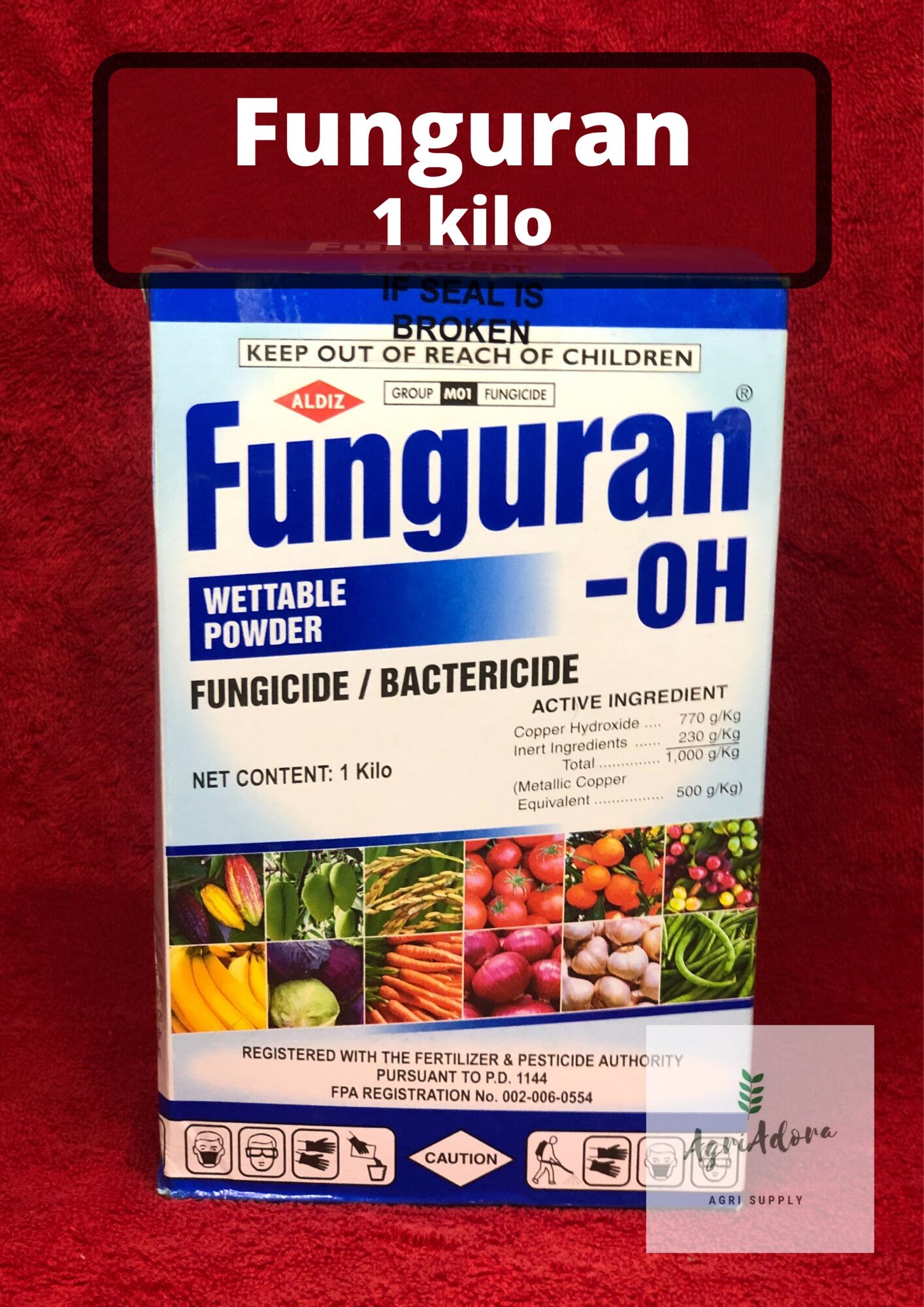 Funguran Wettable Powder Fungicide/Bactericide 1 kilo (Aldiz) | Lazada PH