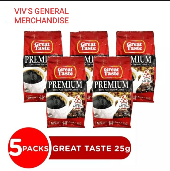 Great Taste Premium ( 25 grams x 5 packs ) | Lazada PH