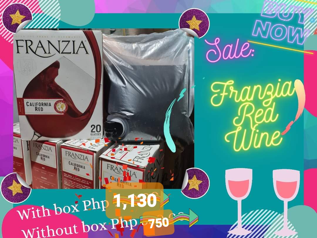 Franzia Red California Wine 3Liters (no box) | Lazada PH
