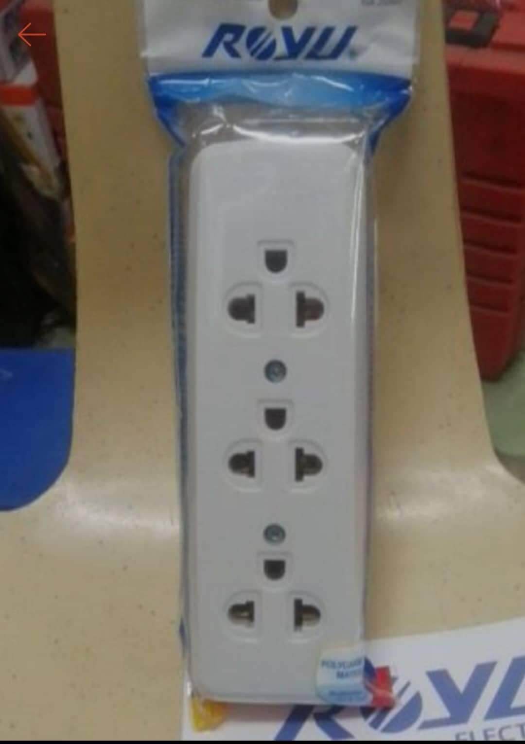 royu heavy duty universal outlet / convenience outlet with ground : 2 ...