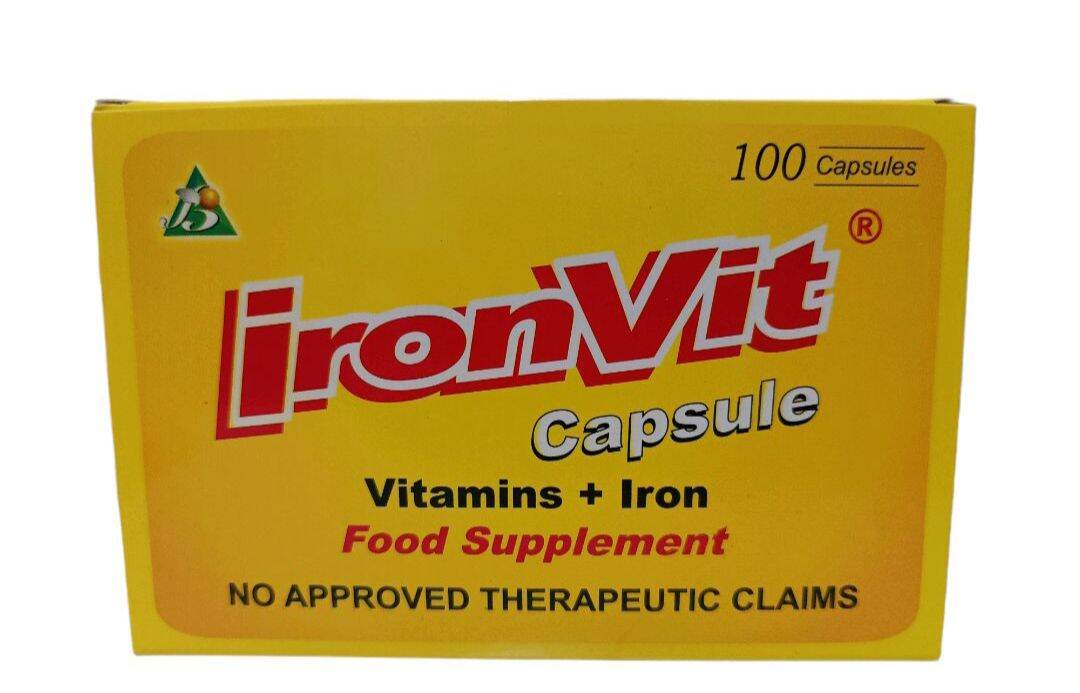 IRONVIT Vitamins + Iron 100capsules | Lazada PH