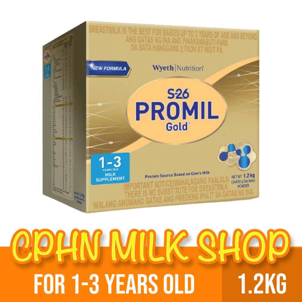 S-26 PROMIL GOLD THREE 1.2kg 1-3 Years Old Milk Supplement | Lazada PH