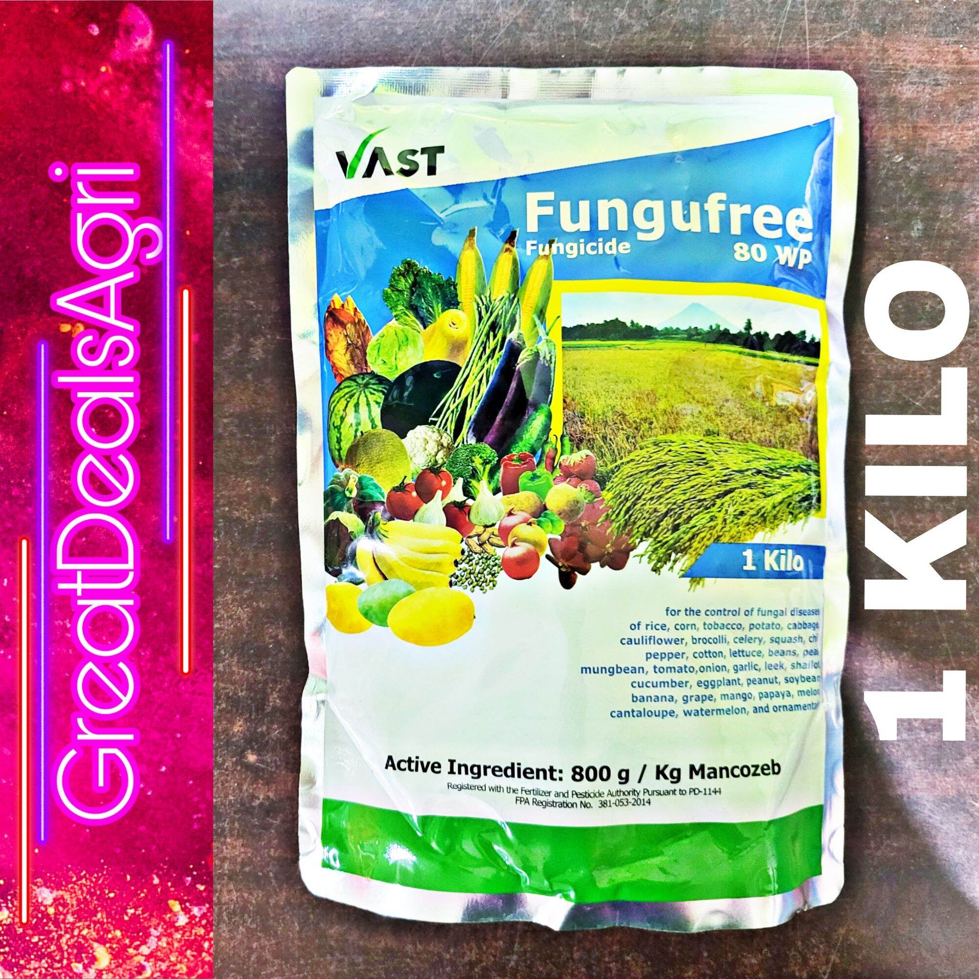 FUNGUFREE 80 WP MANCOZEB FUNGICIDE (1 KILO) VAST | Lazada PH