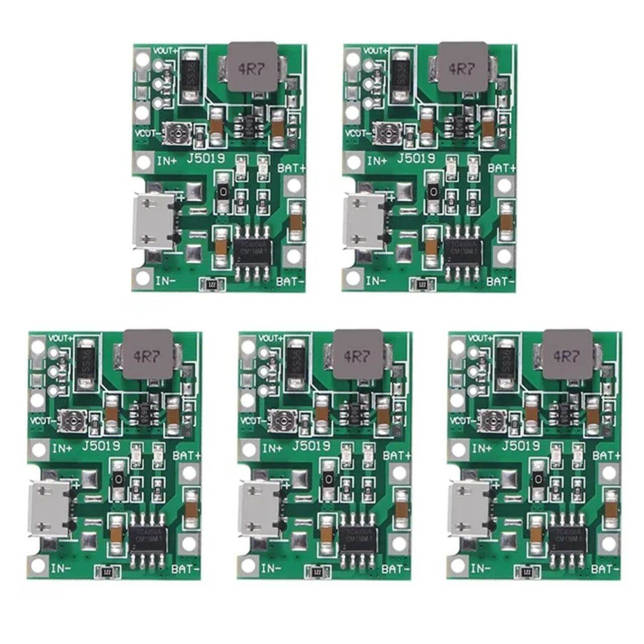 2A TP4056 3.7V 4.2V Lithuim 18650 Battery Charger Module Built-in DC DC ...