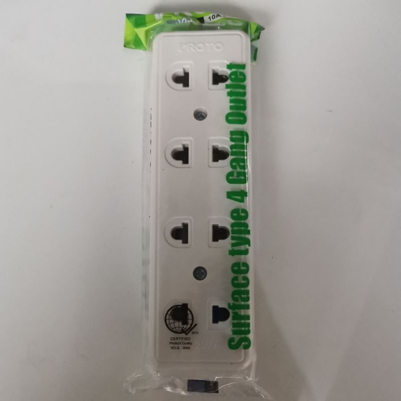 Roto surface extension cord 2gang 3gang 4gang | Lazada PH