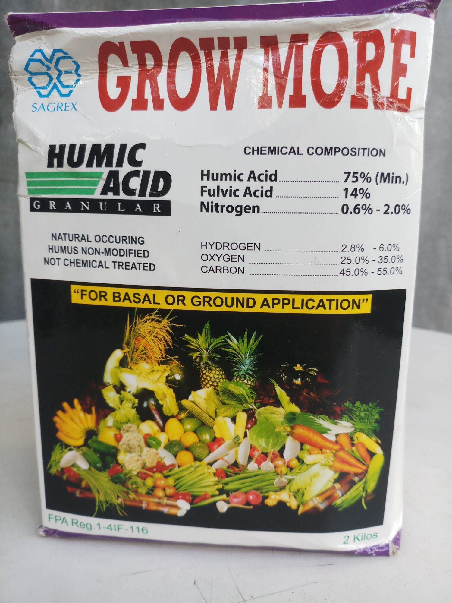 Grow More HUMIC ACID GRANULAR ( 2 KGS WT. PER BOX) | Lazada PH