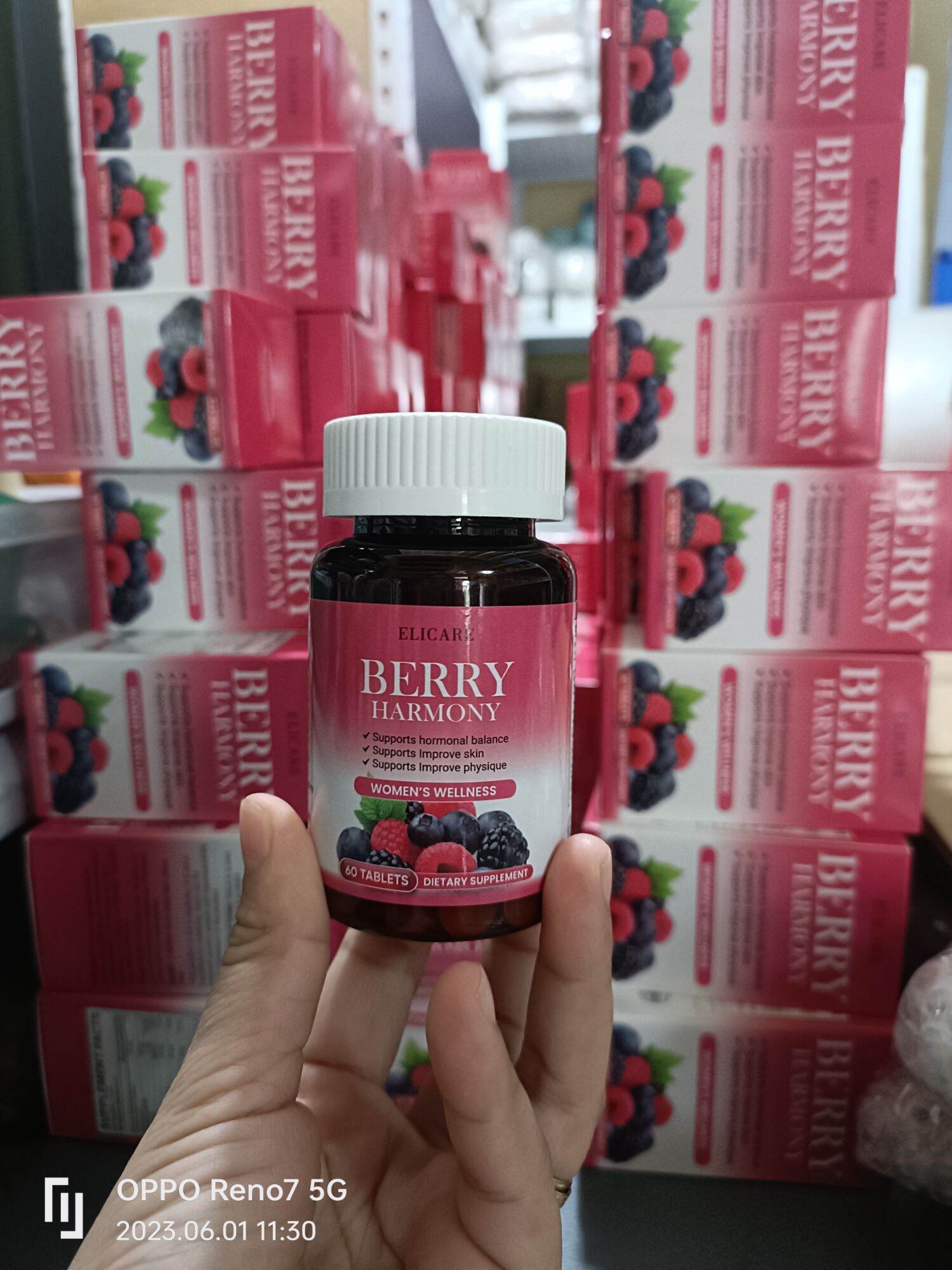 BERRY HARMONY FOR HORMONAL BALANCE, IMPROVED SKIN, IMPROVED PHYSIQUE 60 ...