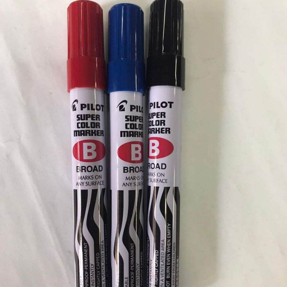 PILOT PERMANENT MARKER BROAD/FINE/JUMBO/ WHITEBOARD | Lazada PH