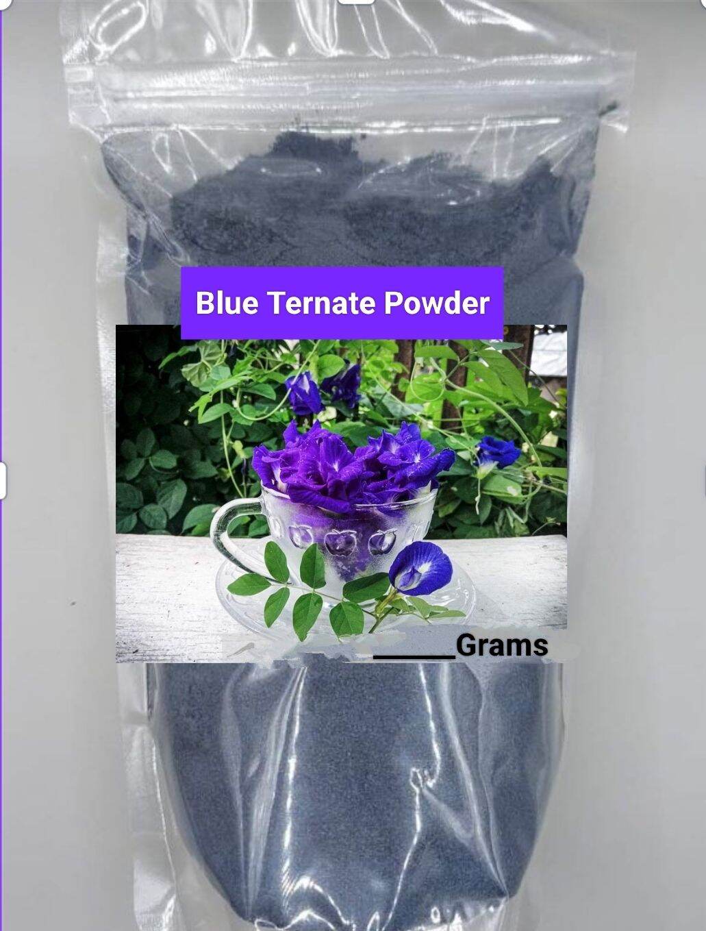 BLUE TERNATE POWDER / BUTTERFLY PEA TERNATE POWDER | Lazada PH