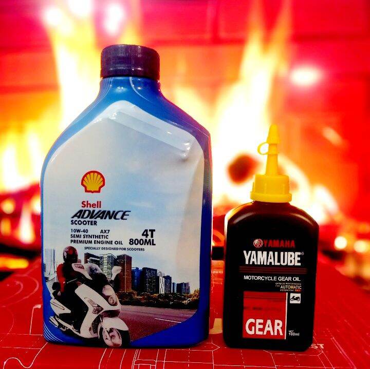 Shell Advance Scooter Change Oil Package 800mL | Lazada PH