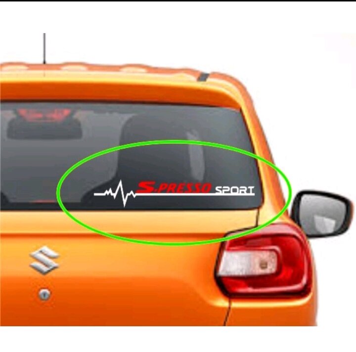 Suzuki S Presso Sport Sticker for Rear Windshield | Lazada PH