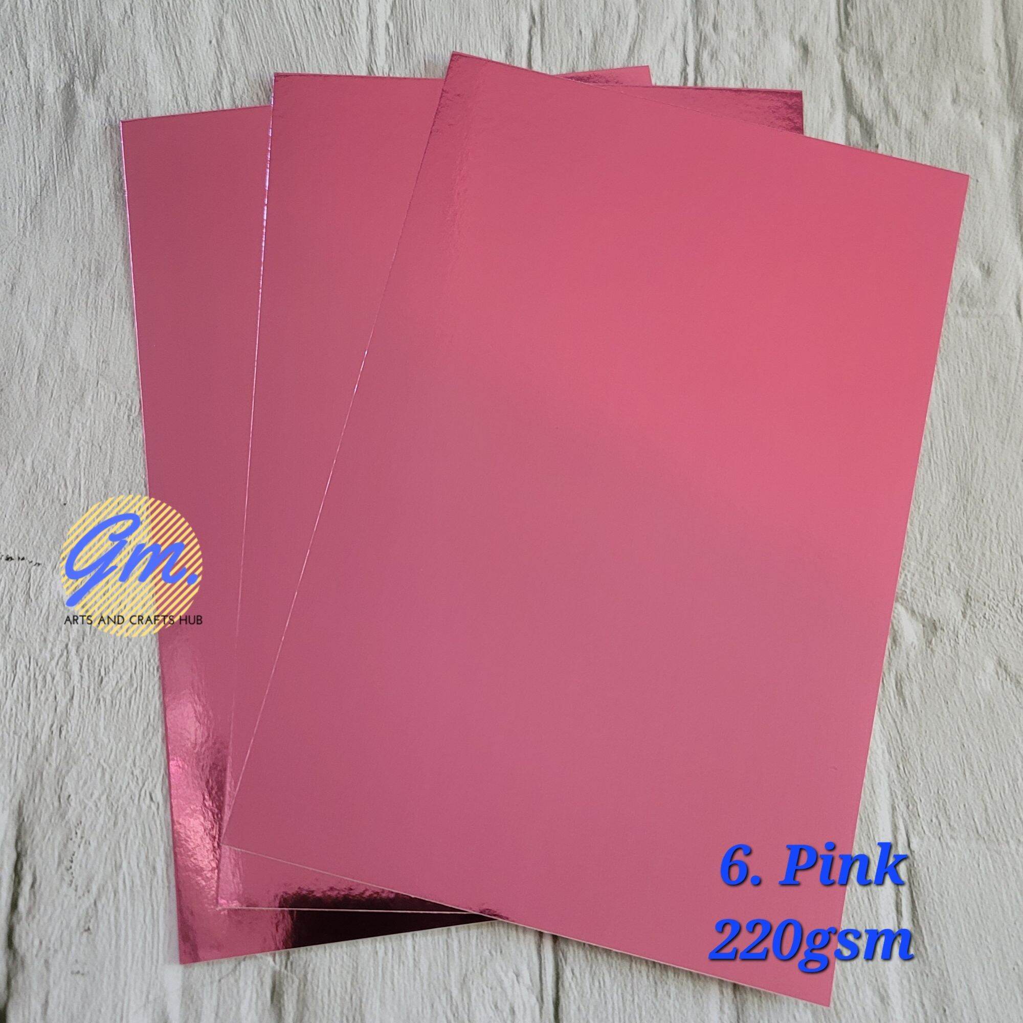 Metallic Board 220-250gsm 10 Sheets Mirror Board School Supplies ...