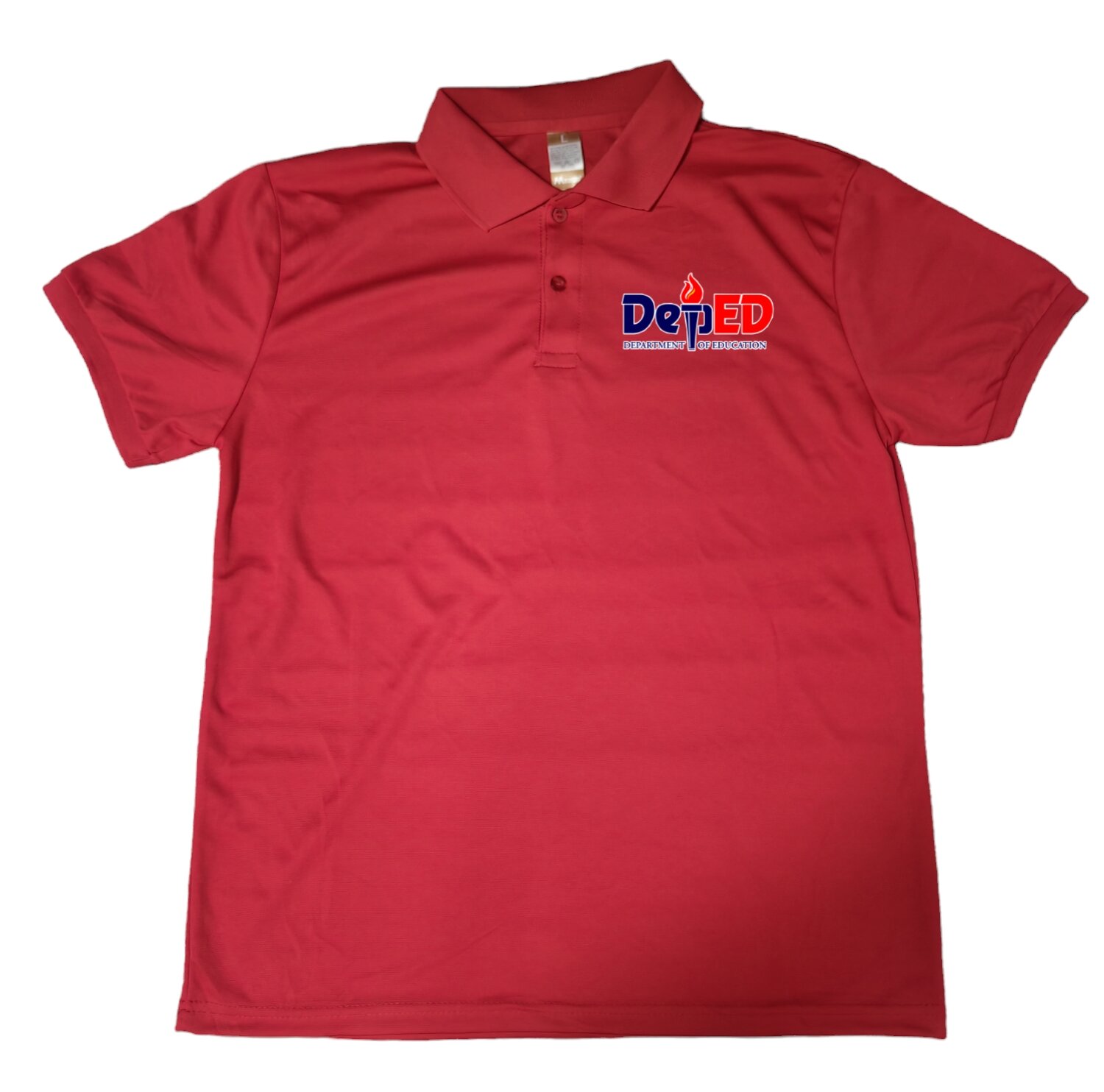 Customized DEPED MATATAG Red Drifit Polo Shirt | Lazada PH