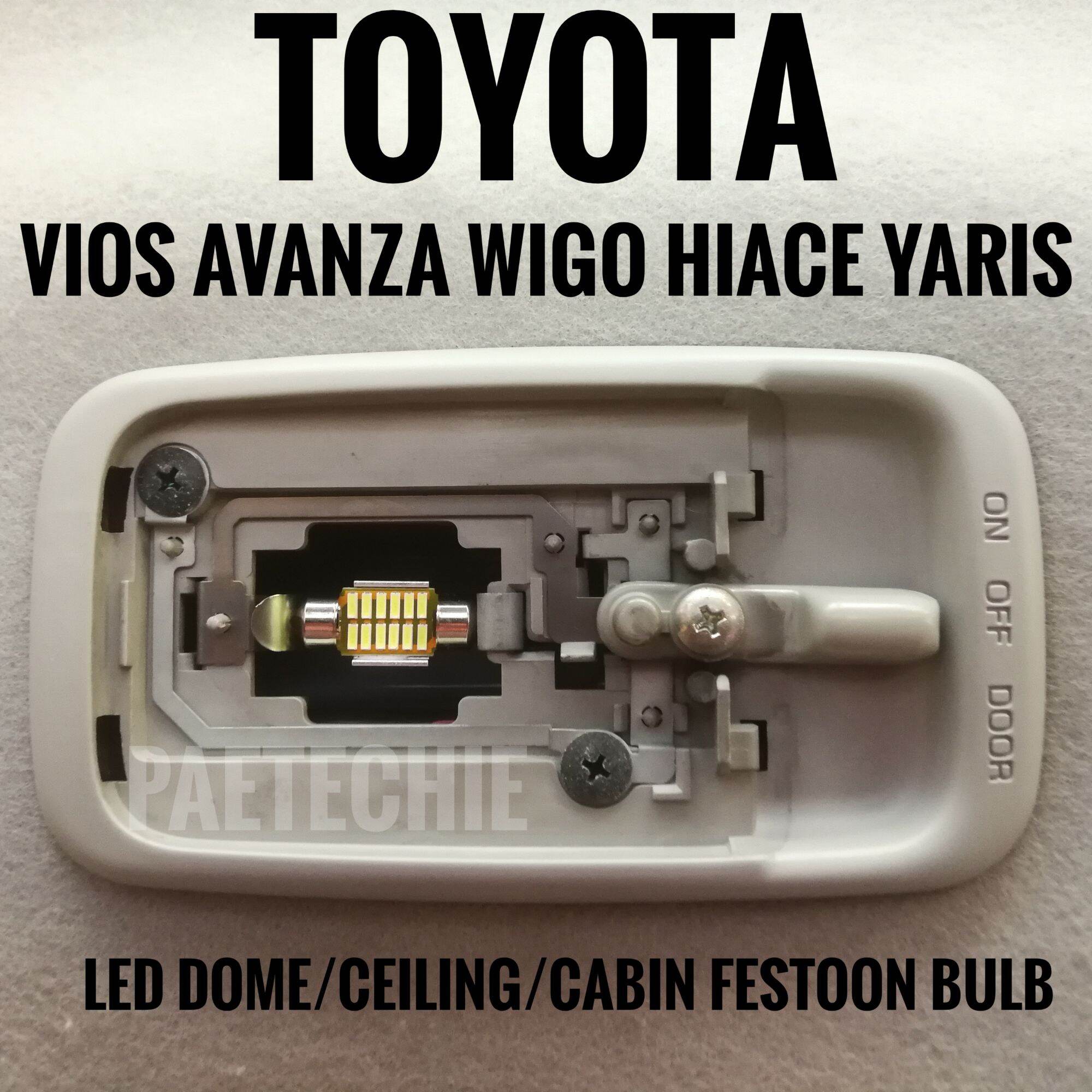 LED Dome/Ceiling/Interior/Cabin Light Bulb Lamp for Toyota Vios Avanza ...