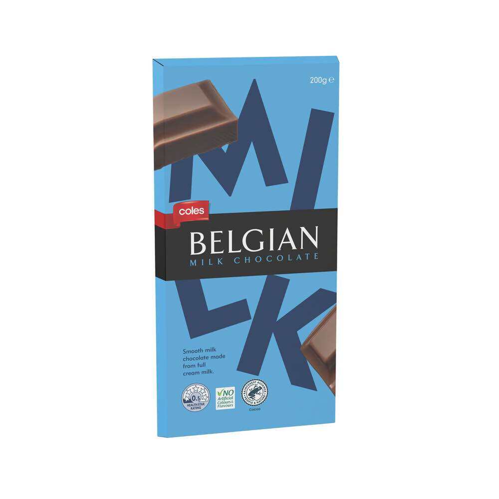 Coles Belgian Milk Chocolate 200g | Lazada PH Coles Belgian Milk Chocolate 200g | Lazada PH