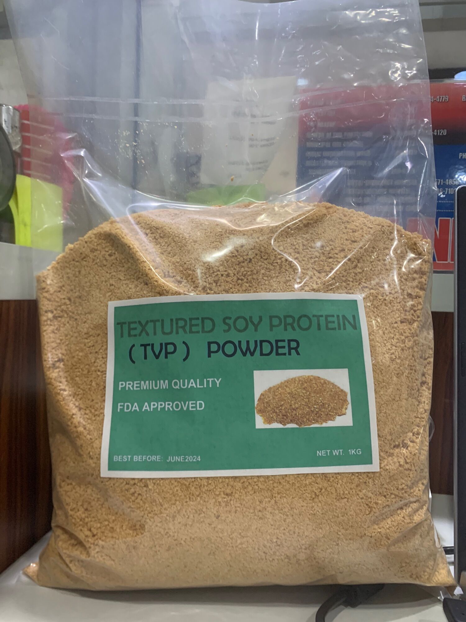 TVP Textured Soy Protein Powder ( 1kg ) | Lazada PH