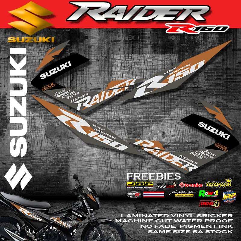 Raider 150 Carb Decals Sticker 2024 WITH FREEBIES | Lazada PH