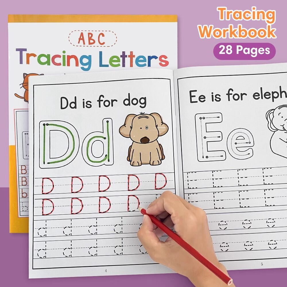 Tracing Letters A-Z Uppercase and Lowercase Writing and Coloring ...