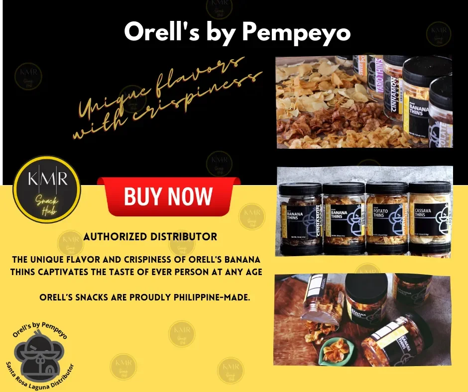 Orell's by Pempeyo Banana Chips and Fruit thins ( Thins, Chips)