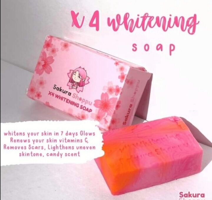 SALE!! Authentic Sakura x4 Whitening soap for low price | Sakura soap ...