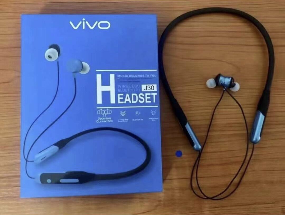 Vivo Bluetooth wireless headset with microphone earphones original ...