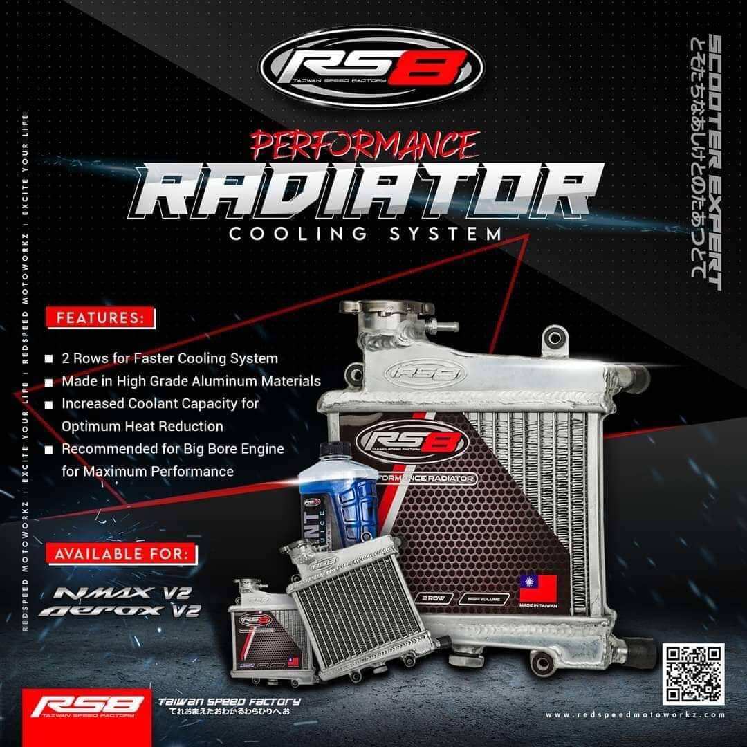 RS8 RADIATOR NMAX V2/AEROX V2 | Lazada PH