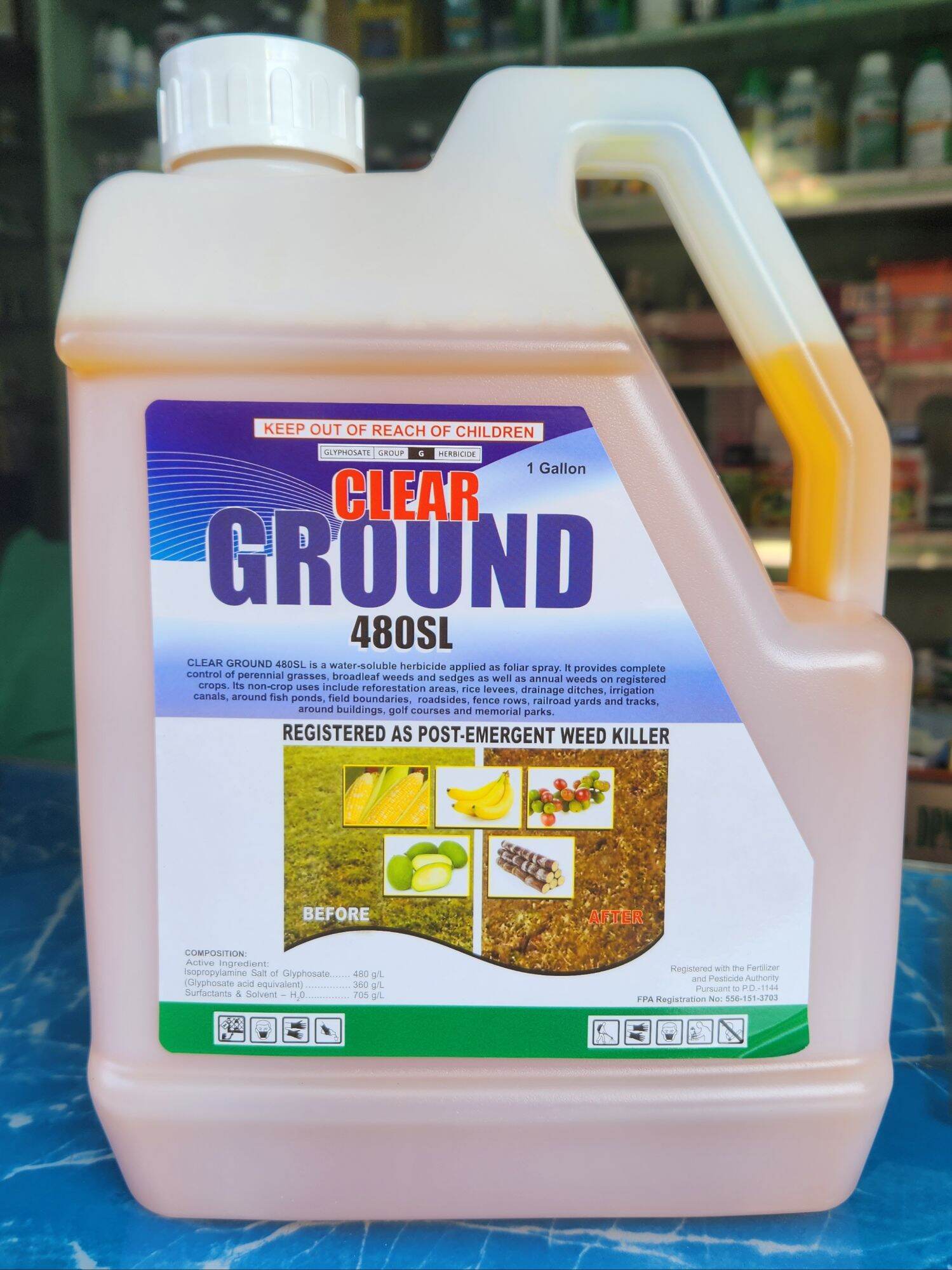 Pang-Damo CLEAR GROUND Non-Selective Post-Emergent Herbicide | Lazada PH
