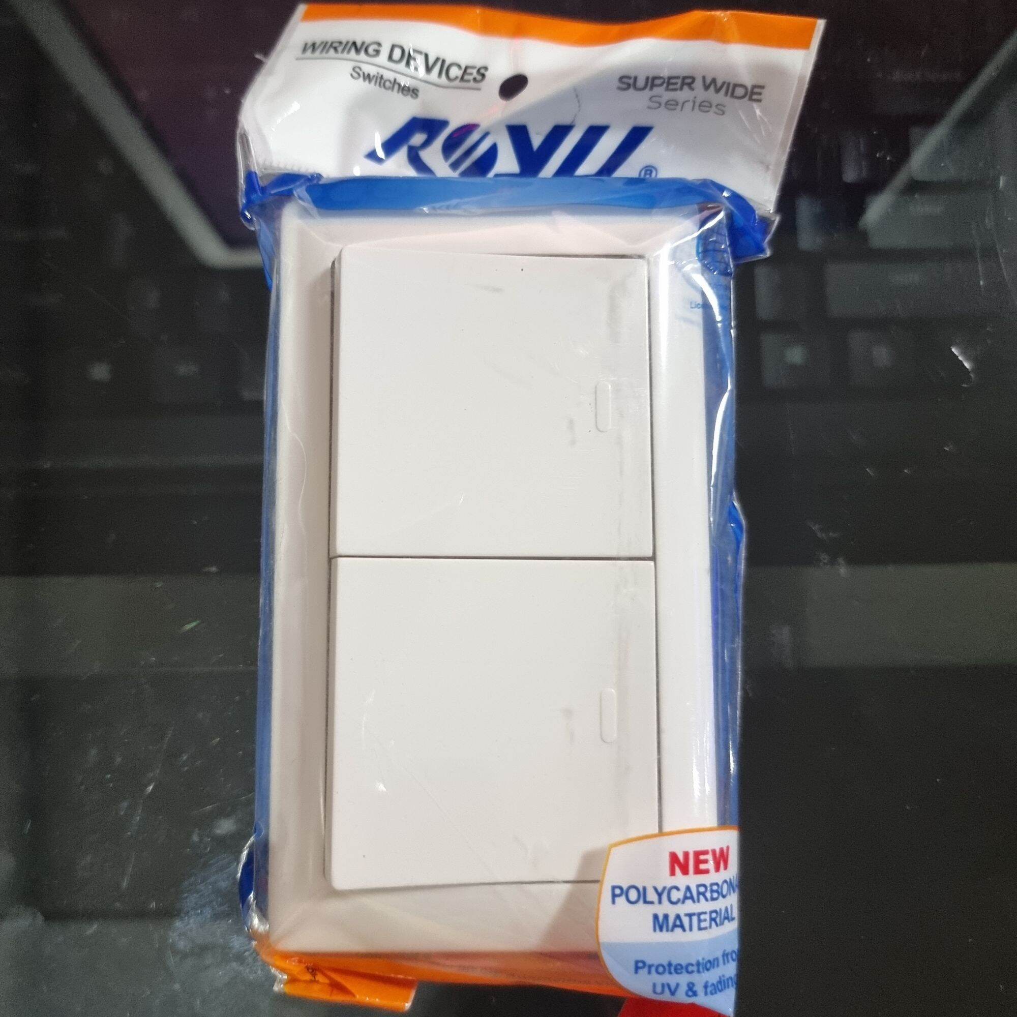 ROYU SWITCH SET SUPER WIDE SERIES 1 GANG / 2 GANG / 3 GANG | Lazada PH