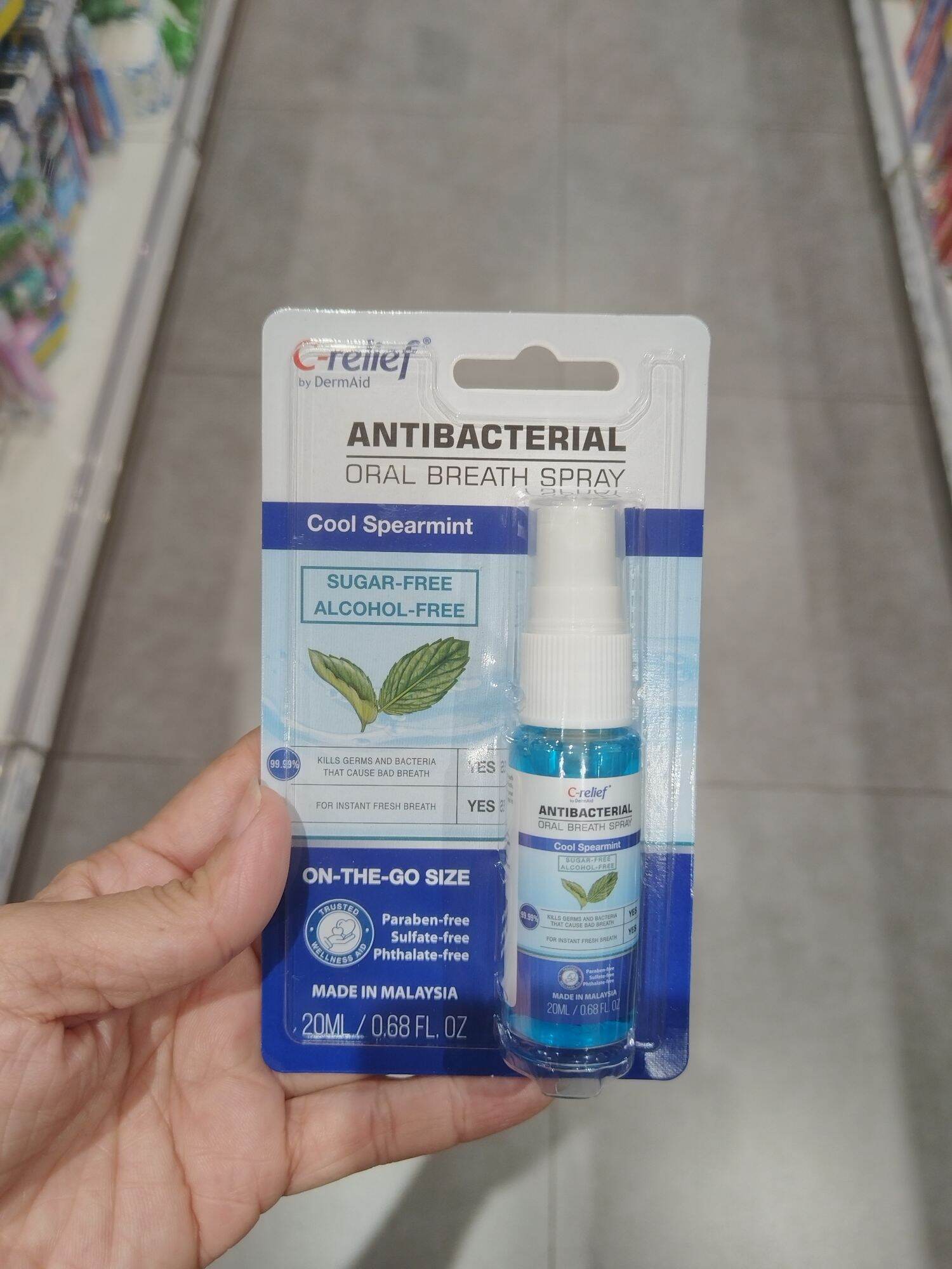 ORAL BREATH SPRAY COOL SPEARMINT 20ML | Lazada PH