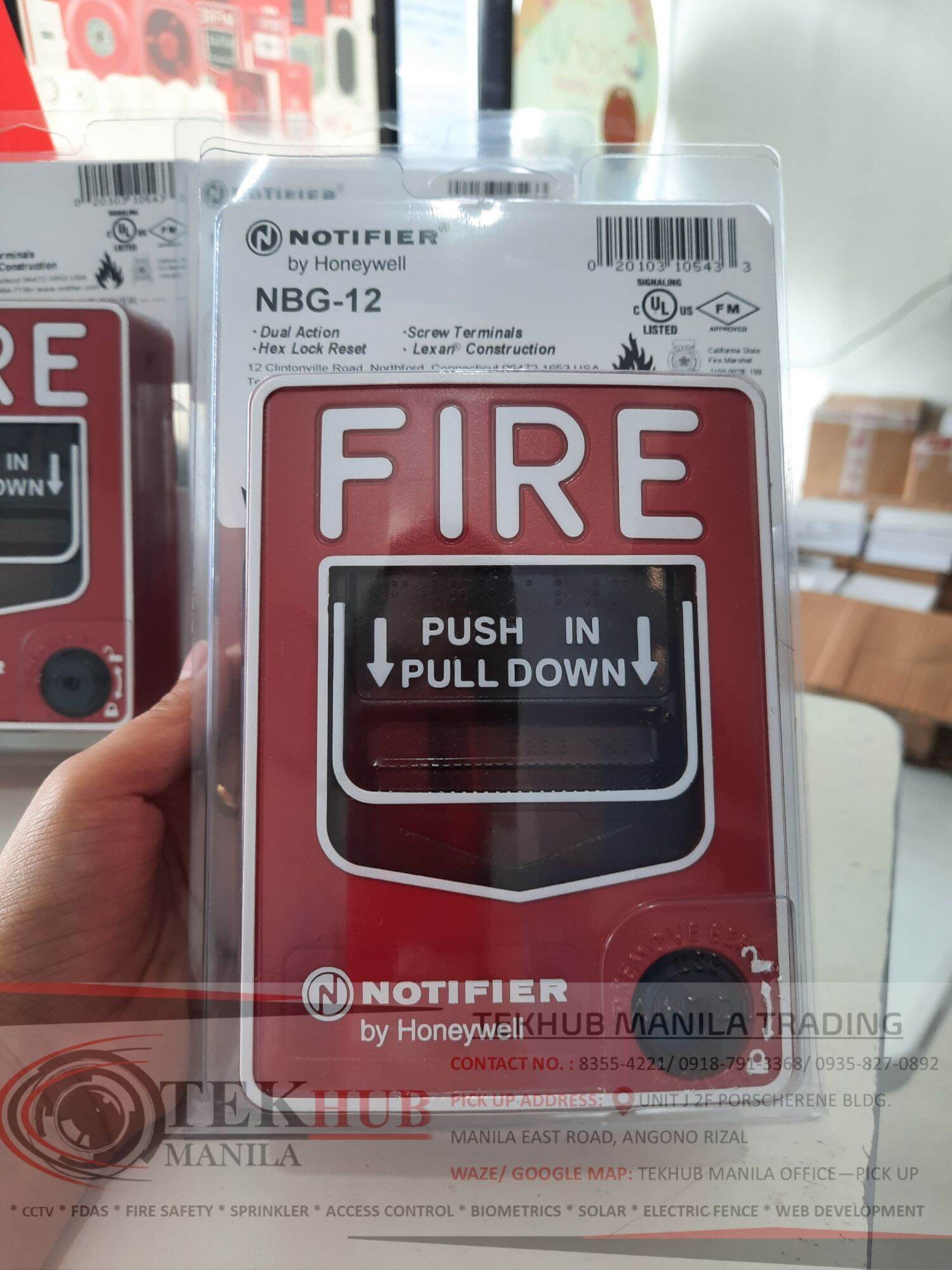 Notifier Manual Pull Station NBG 12LX | Lazada PH