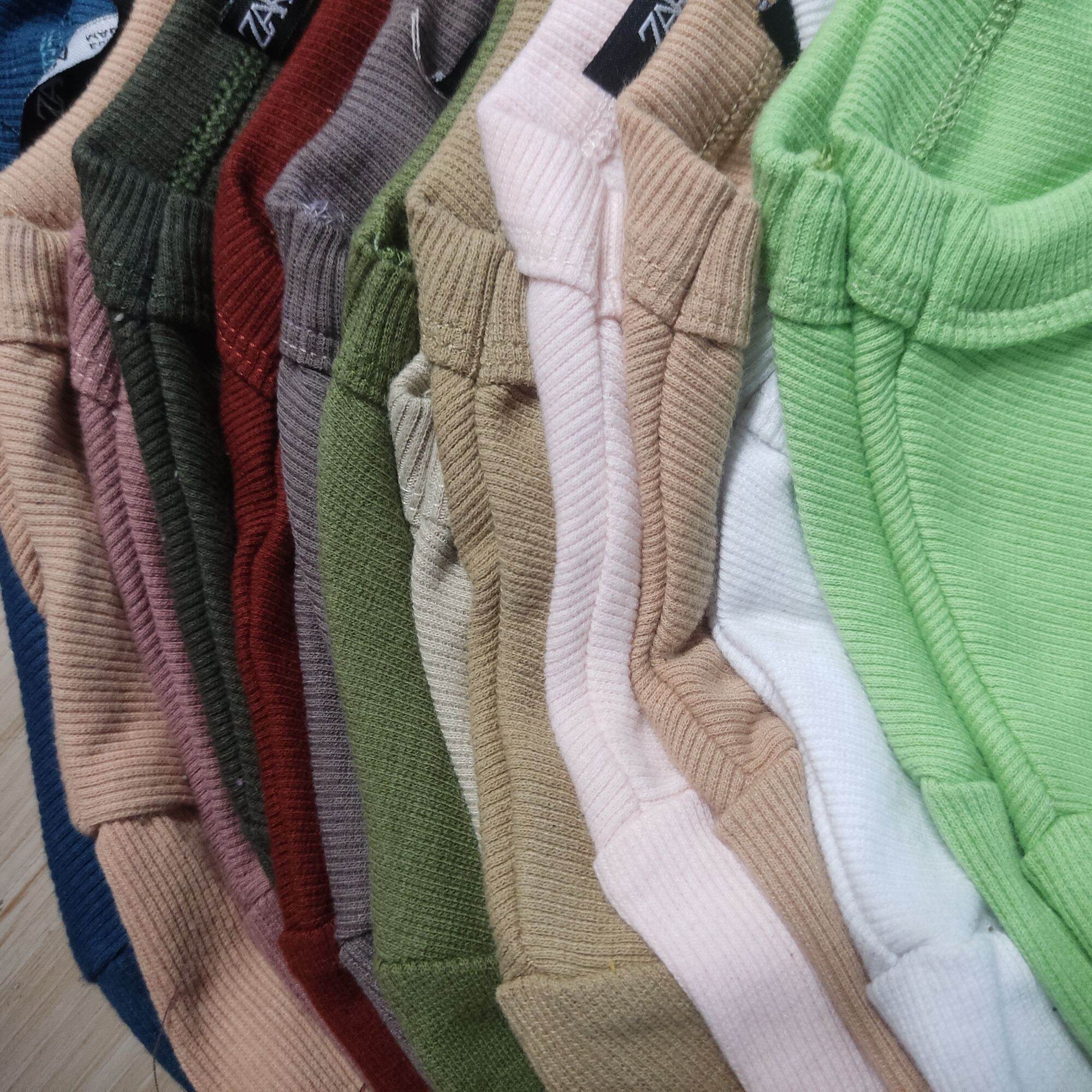 BASIC FULL-LENGTH TOP, for ladies / woman plain round neck trendy shirt ...