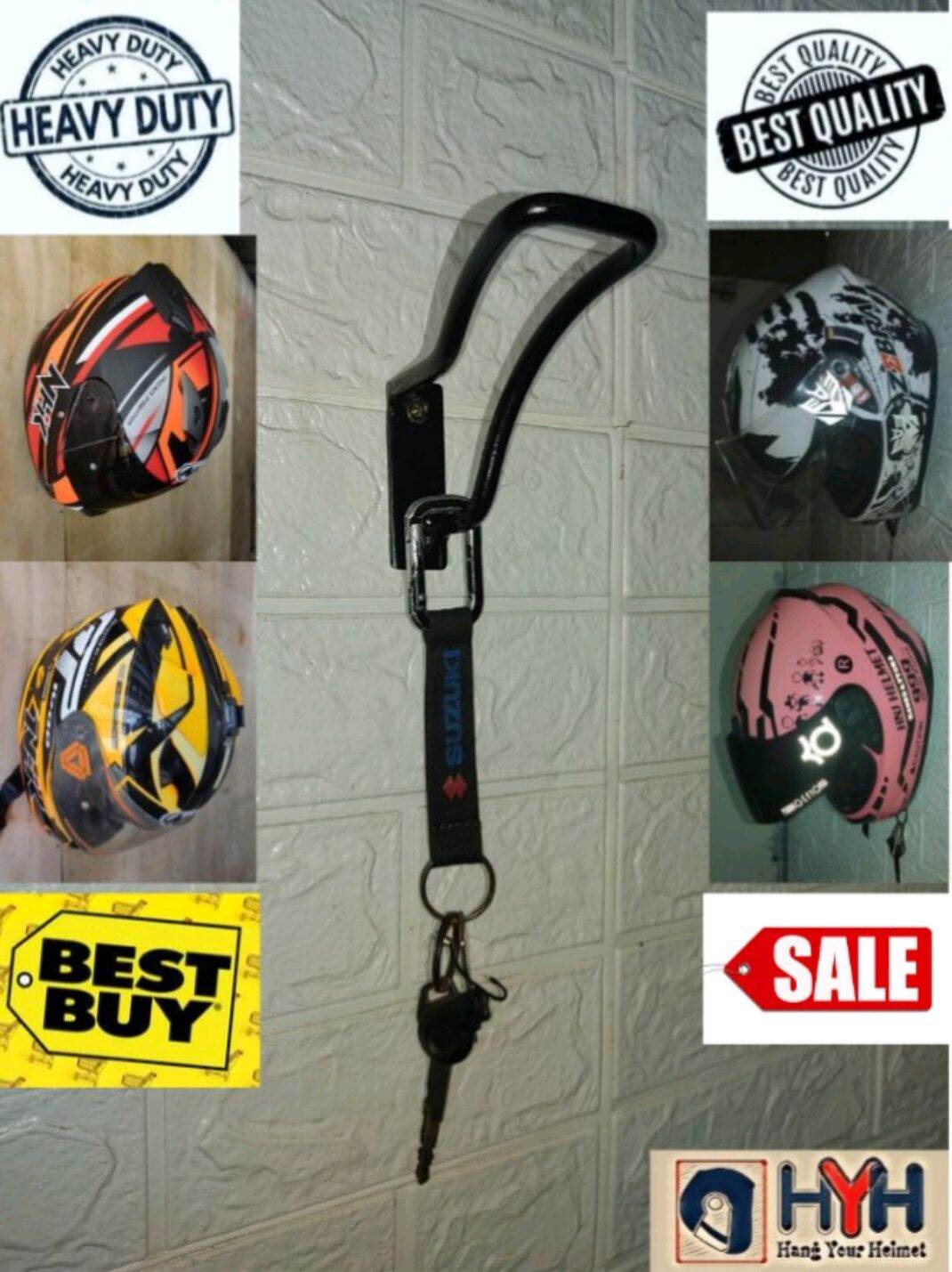 NH Metal Helmet Hook