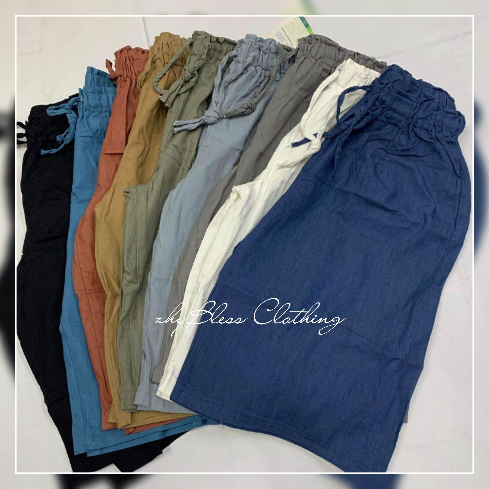 Tokong Cotton Wide Leg (FREE SIZE-fit sa Small Hanggang XL po) | Lazada PH