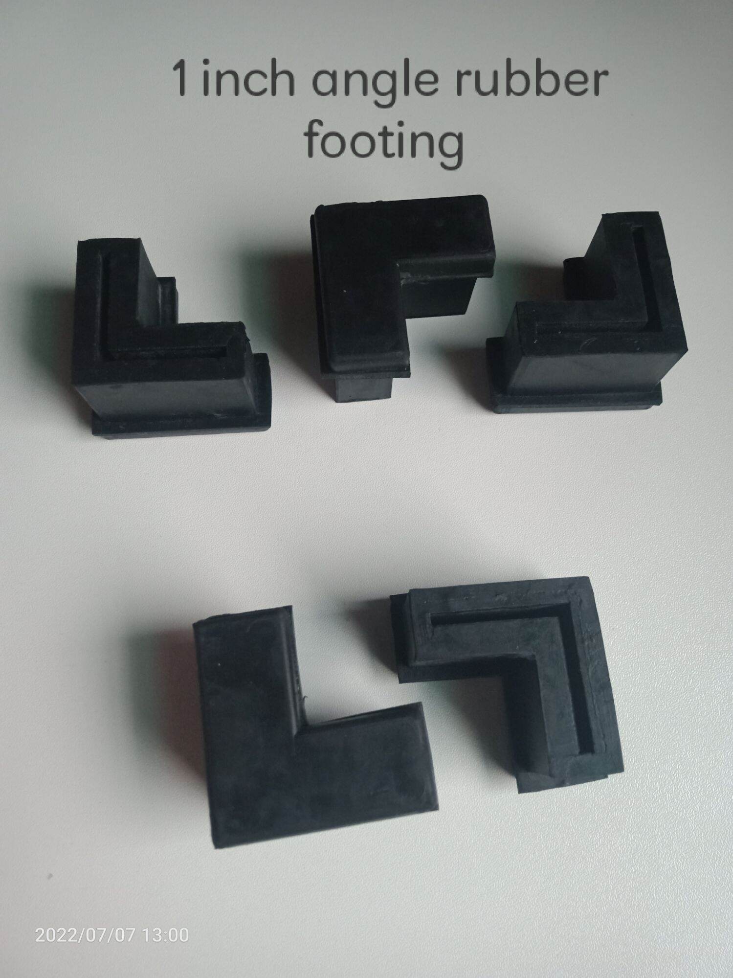 HEAVY DUTY 1 INCH ANGLE RUBBER FOOTING sold per piece | Lazada PH