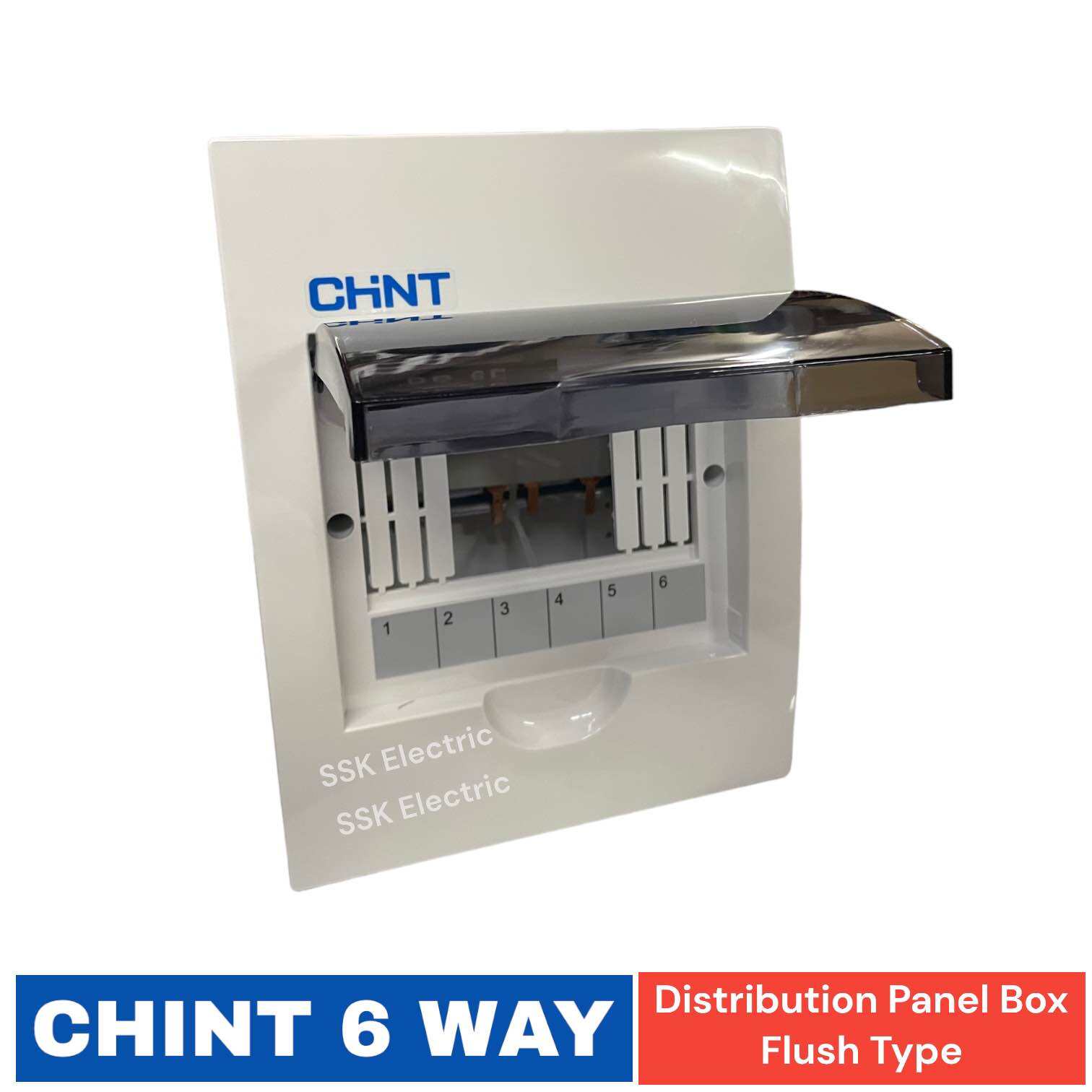 CHINT DB-6F 6 WAY FLUSH TYPE DISTRIBUTION PANEL BOX | Enclosure | SSK ...