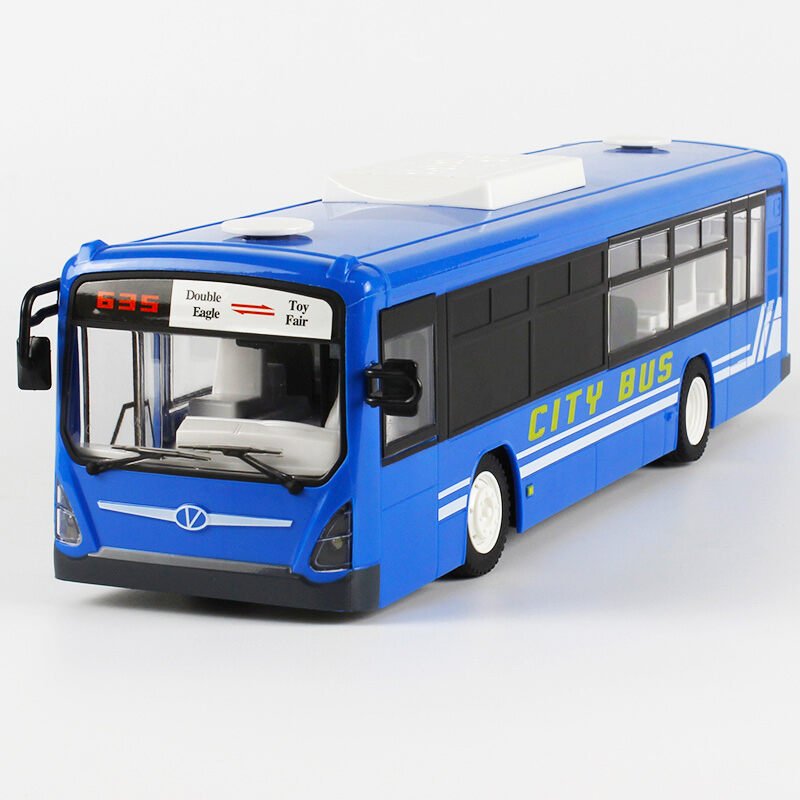 Double Eagle Remote Control Electric Bus Toy Car Bus Model Simulation ...