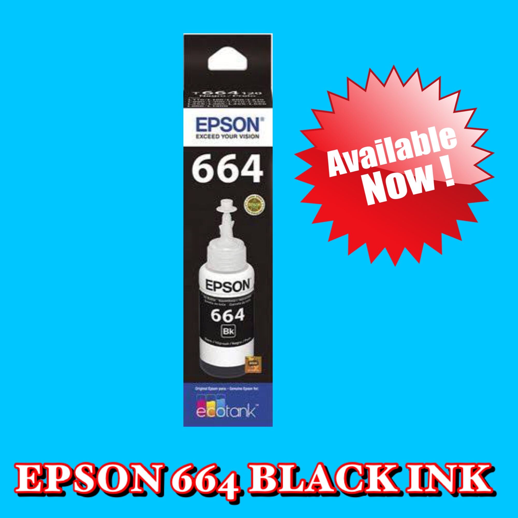 EPSON INK 664 (BYMC) ALL COLORS AVAILABLE | Lazada PH