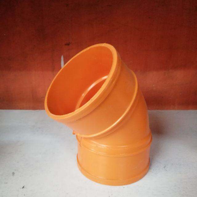 PVC ORANGE SANITARY ELBOW 4" X 45° (1/8bend) ATLANTA/EMERALD | Lazada PH