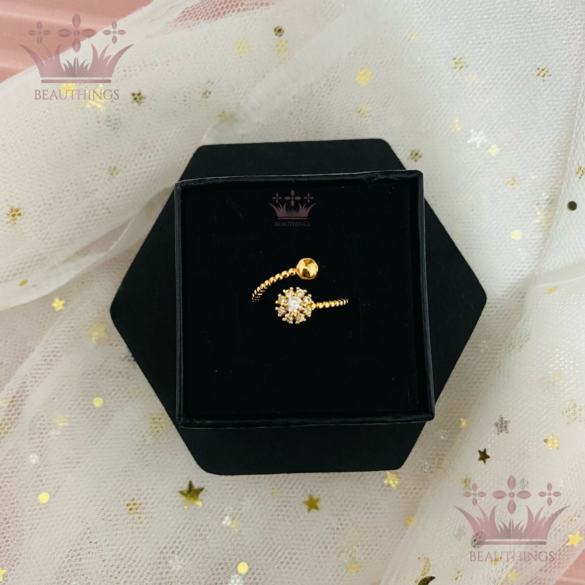 Tala by Kyla Inspired Adjustable Promise Rings with Free Box | Lazada PH