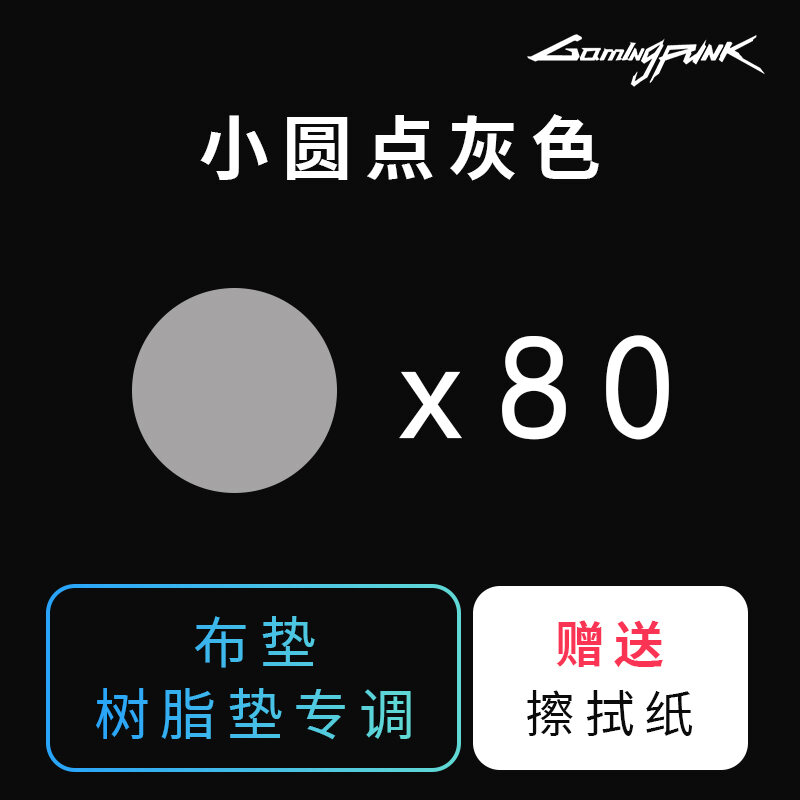 Gamingpunk Mouse Bottom Sticker Teflon Small Dot GPW Generation/Second ...