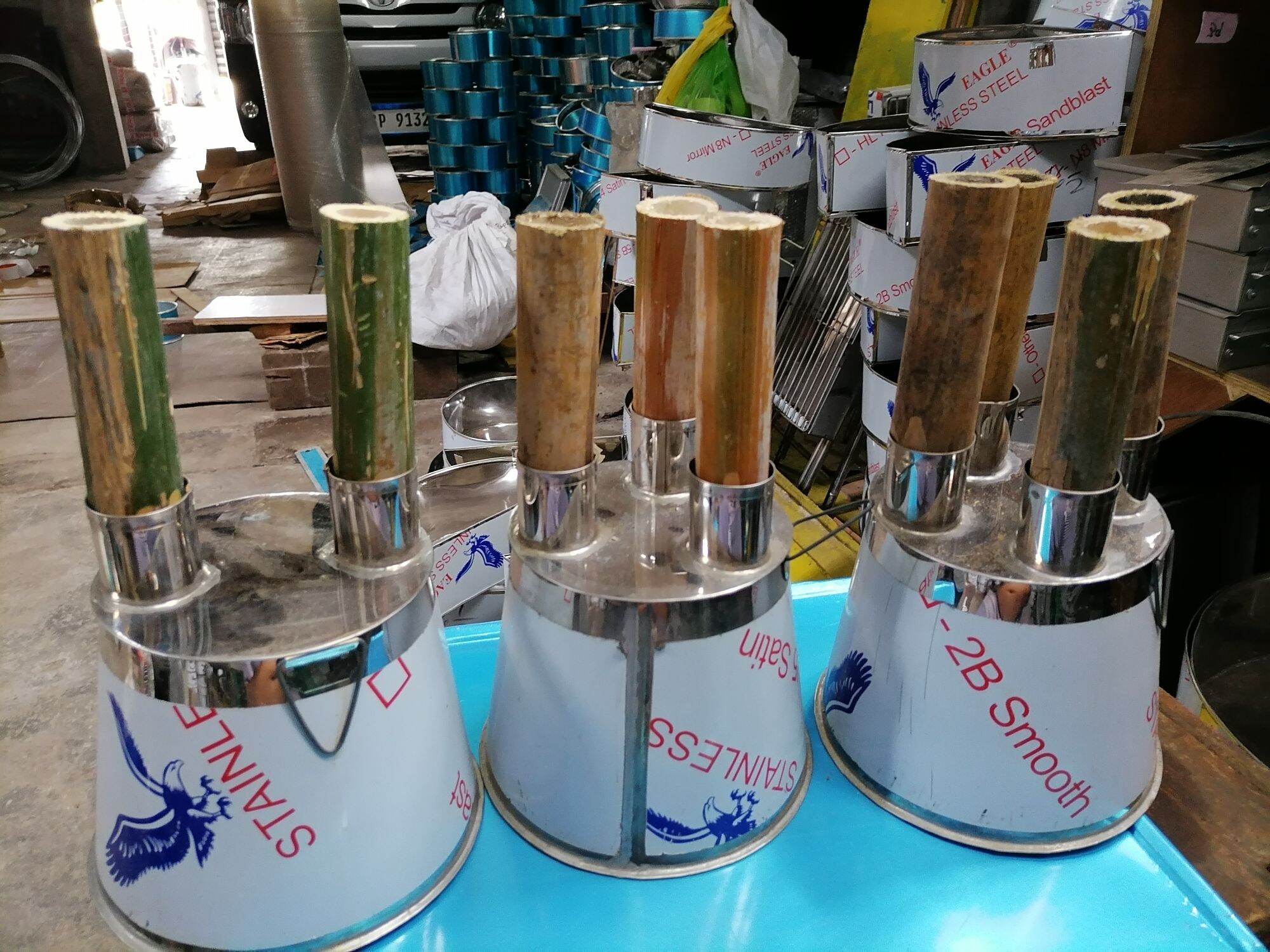 Puto bumbong steamer 3 holes w/free bamboo stick | Lazada PH