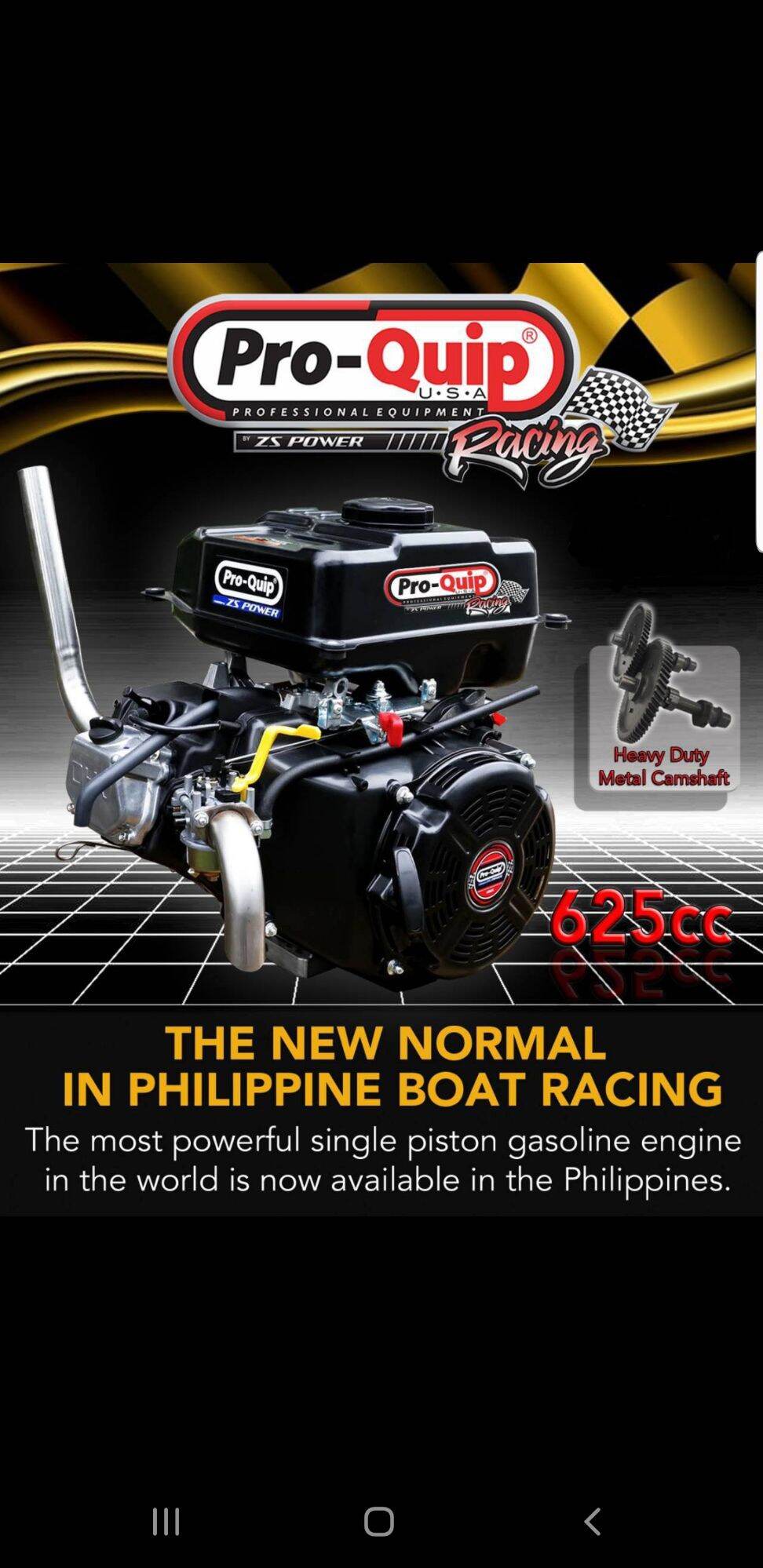 Proquip 20hp ELECTRIC START 625CC Gasoline engine | Lazada PH