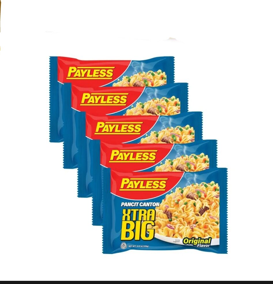 Payless Xtra Big Pancit Canton Original x 5 pcs | FAST DELIVERY | Lazada PH