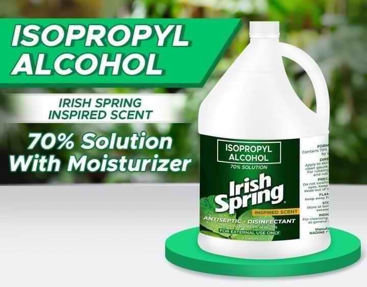 Alcohol Isopropyl 70% Irish Spring Scent | Lazada PH