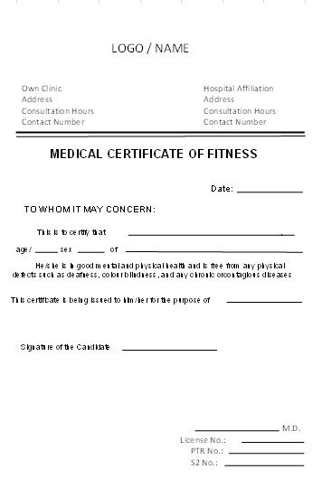 Customized Prescription or Reseta/ Medical Certificate/ Medical ...